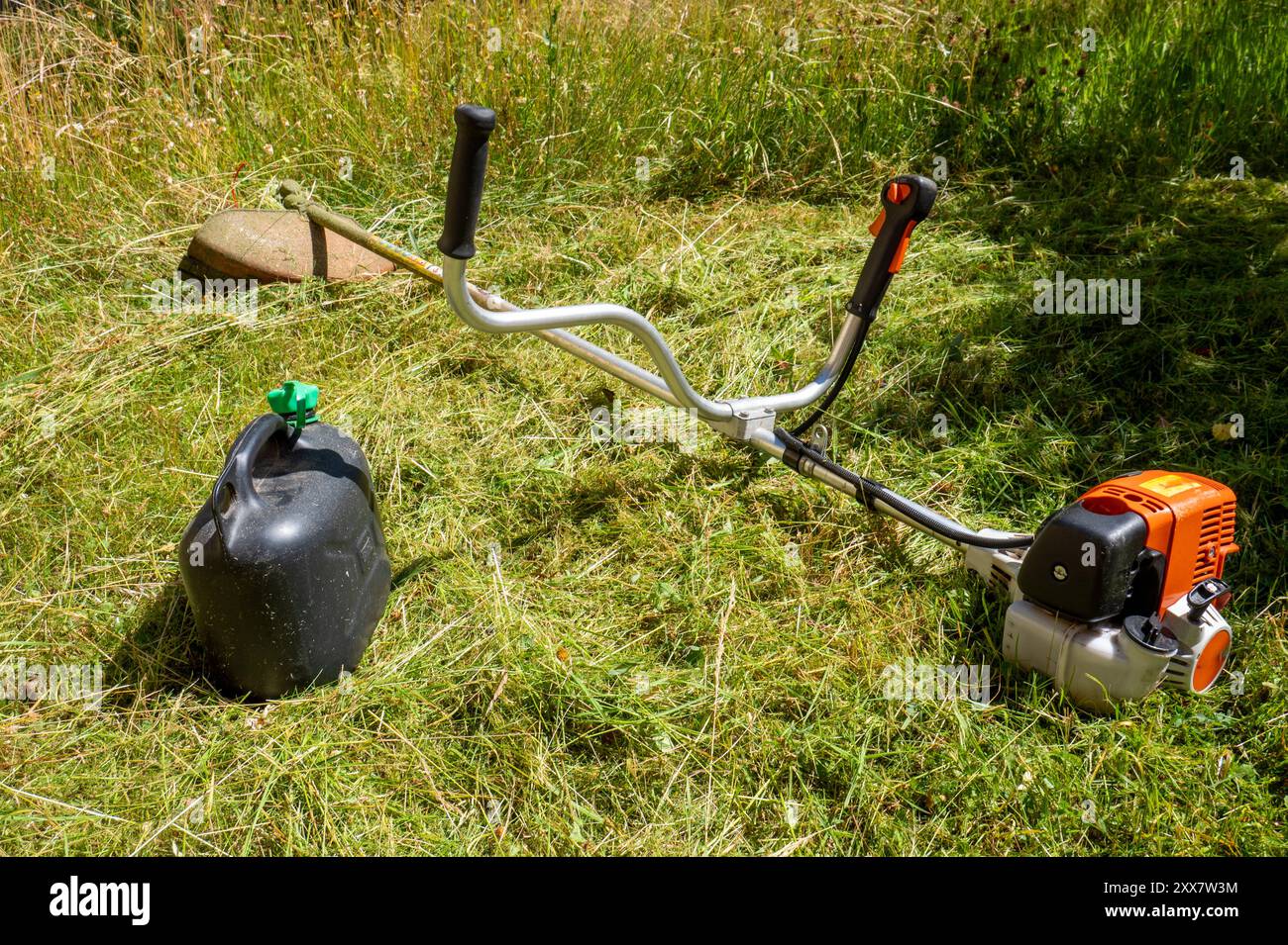 Modern grass cutter hi-res stock photography and images - Alamy