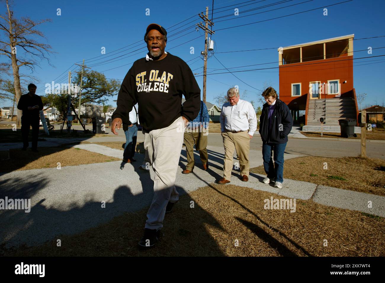 The New Orleans neighborhood Lower Ninth Ward was devastated by the ...