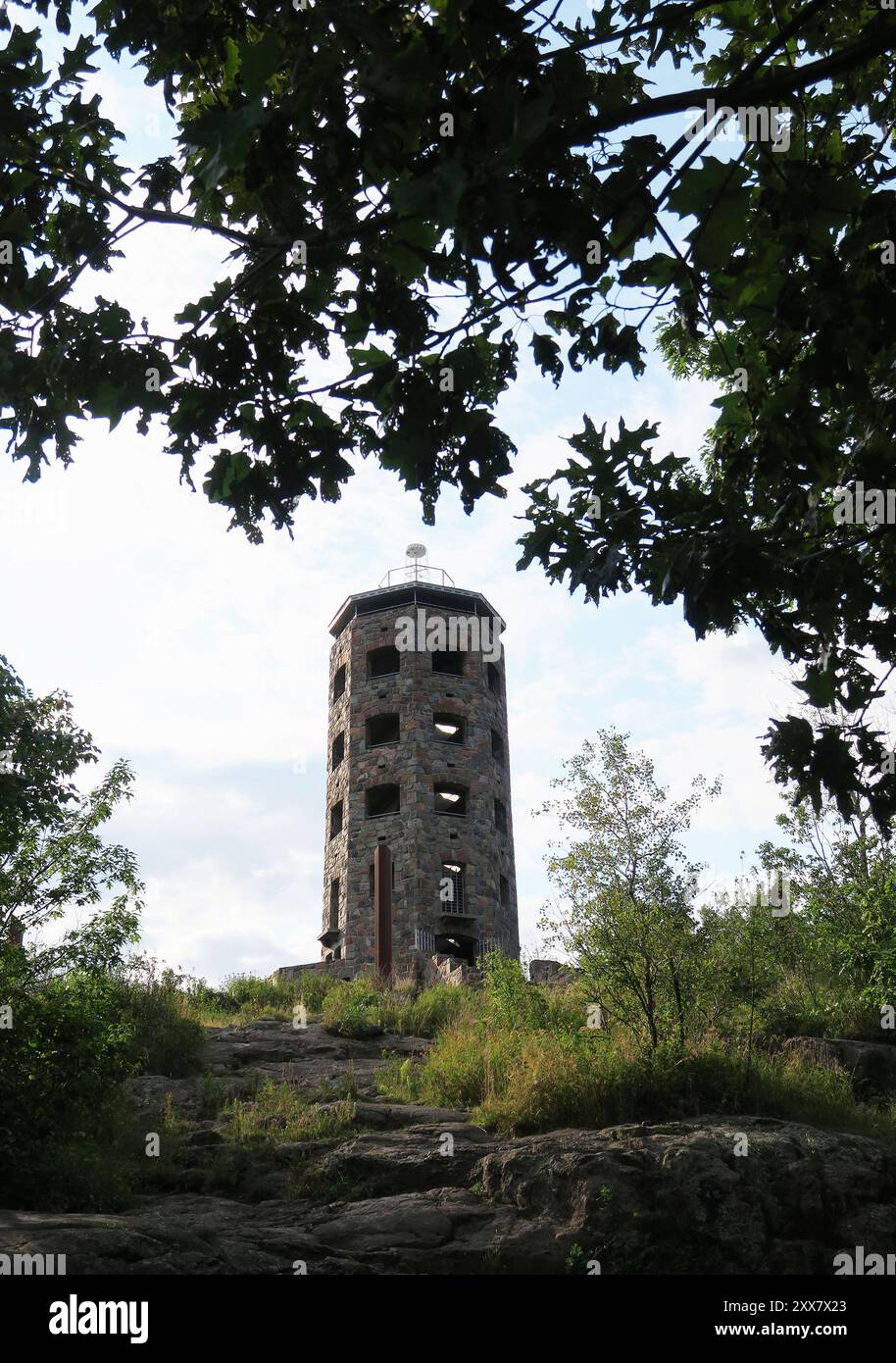 The Enger Observation Tower is seen in Duluth, Minnesota. The 531 foot ...