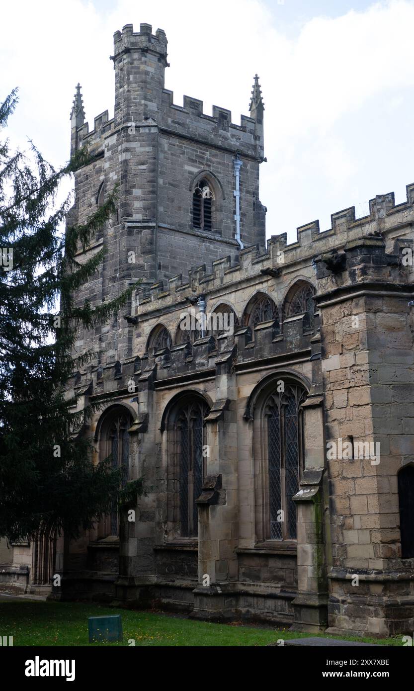 St. Nicolas Church, Nuneaton, Warwickshire, England, UK Stock Photo - Alamy