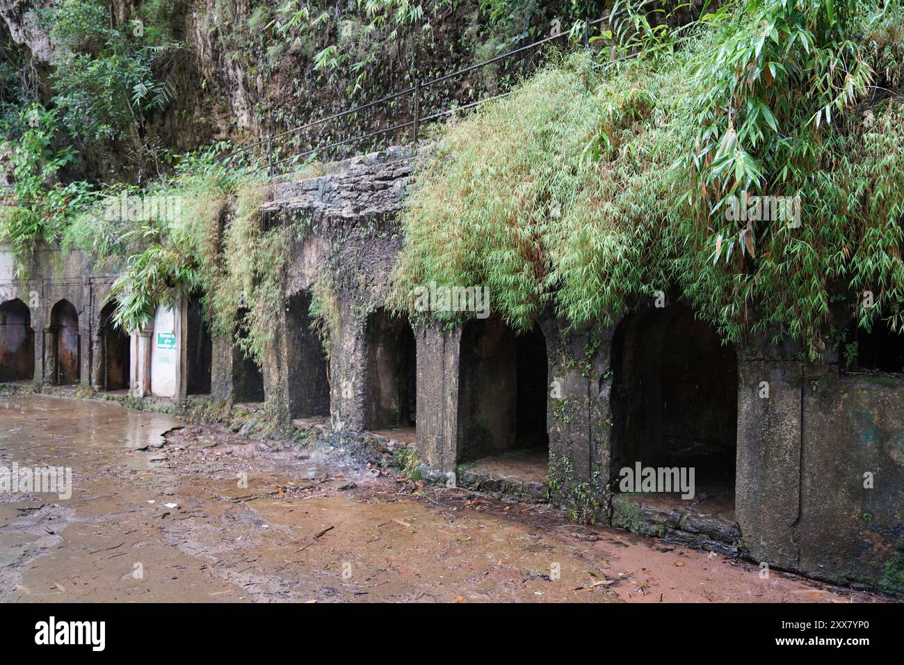 The ancient caves at Pandav Falls, believed to have sheltered the ...