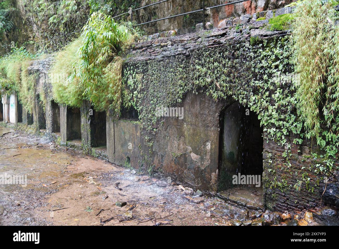 The ancient caves at Pandav Falls, believed to have sheltered the ...