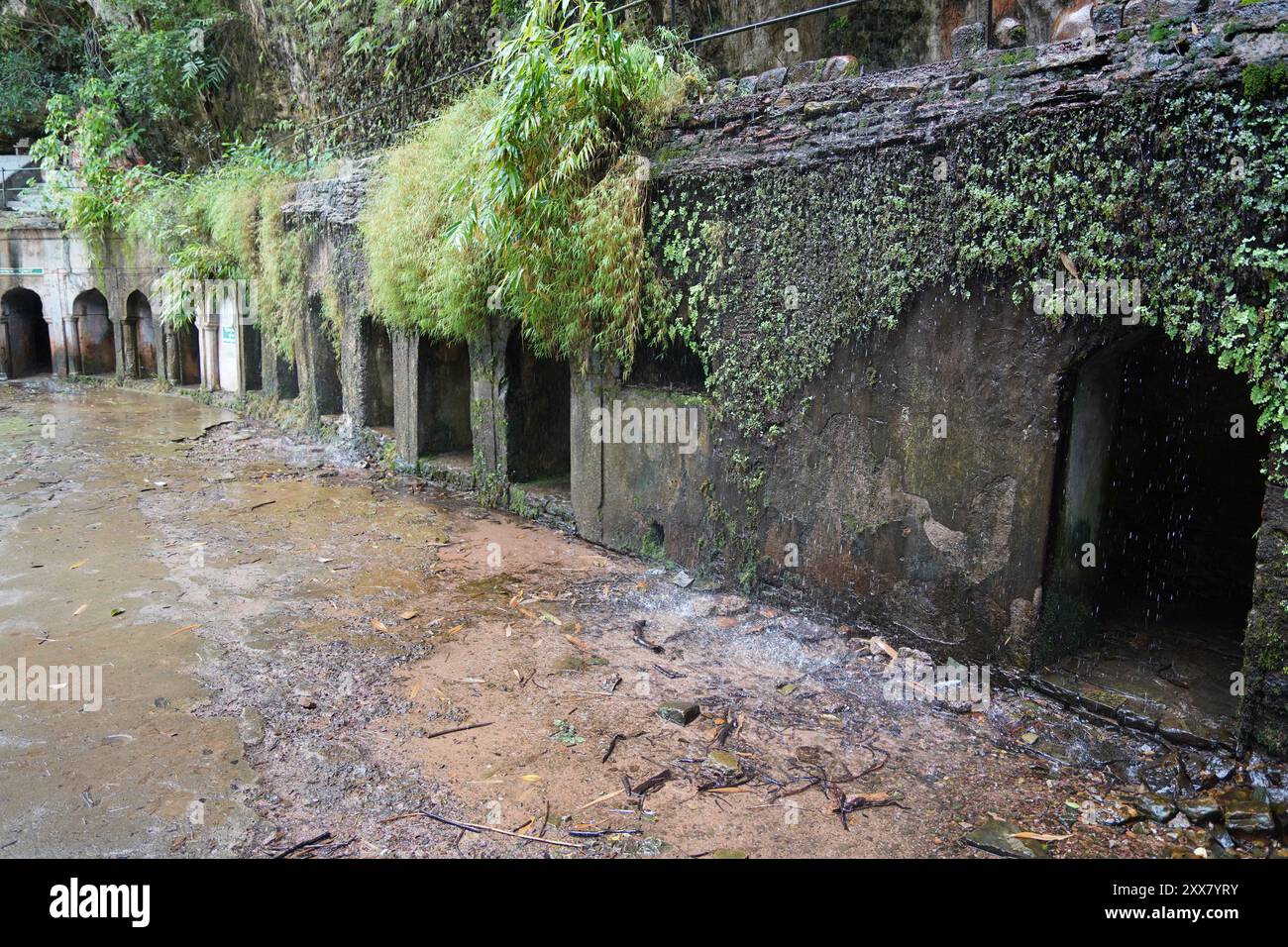 The ancient caves at Pandav Falls, believed to have sheltered the ...