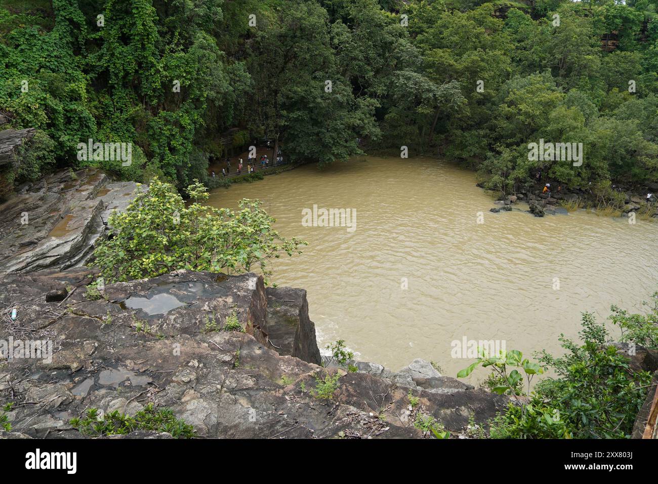 Pandav Falls, nestled within Panna National Park in Madhya Pradesh's ...
