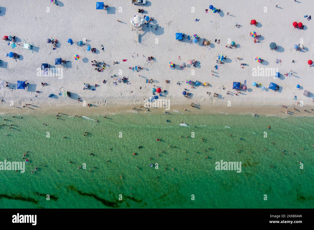 Aerial view of Pensacola Beach Stock Photo - Alamy