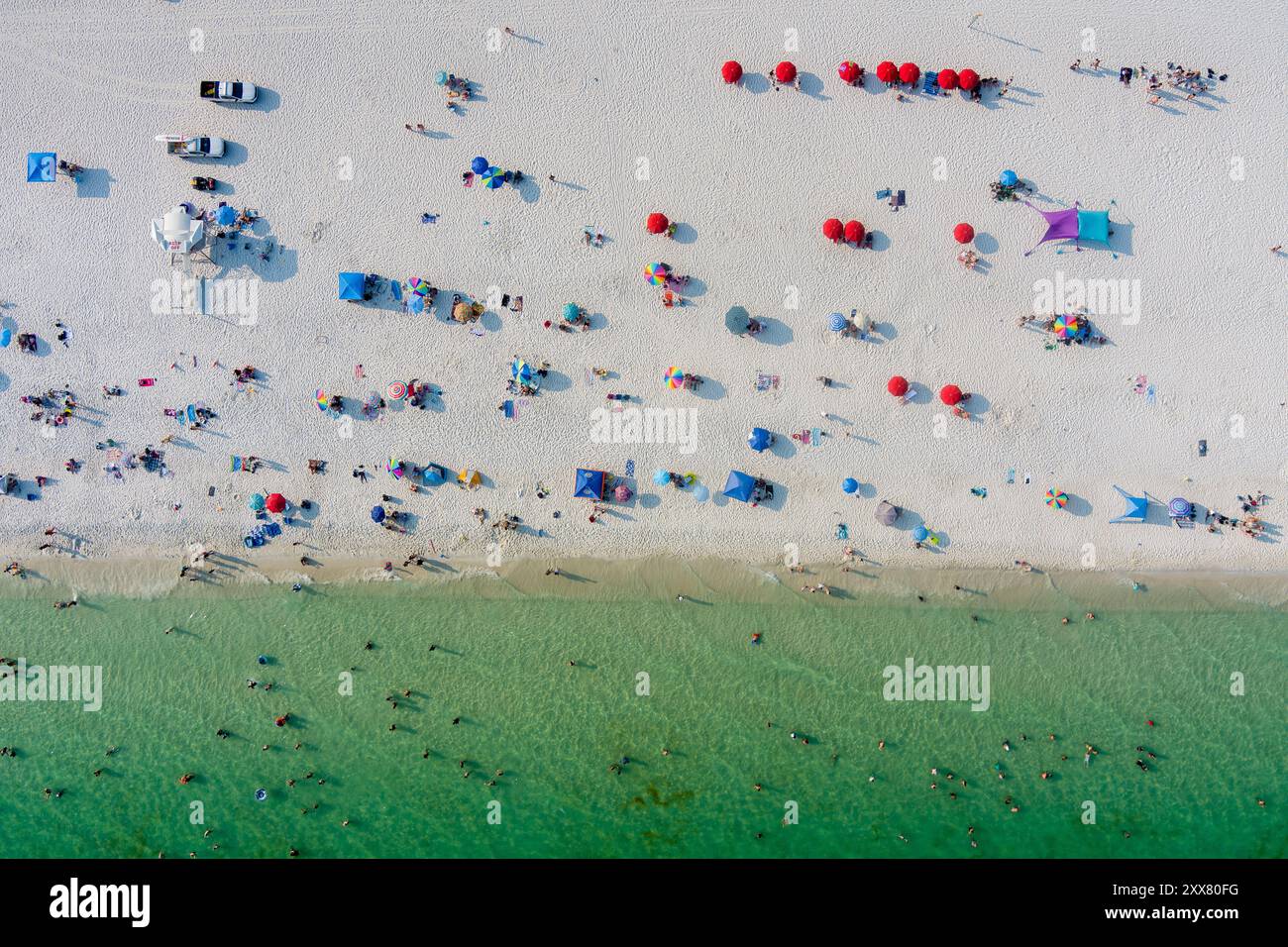 Aerial view of Pensacola Beach Stock Photo - Alamy