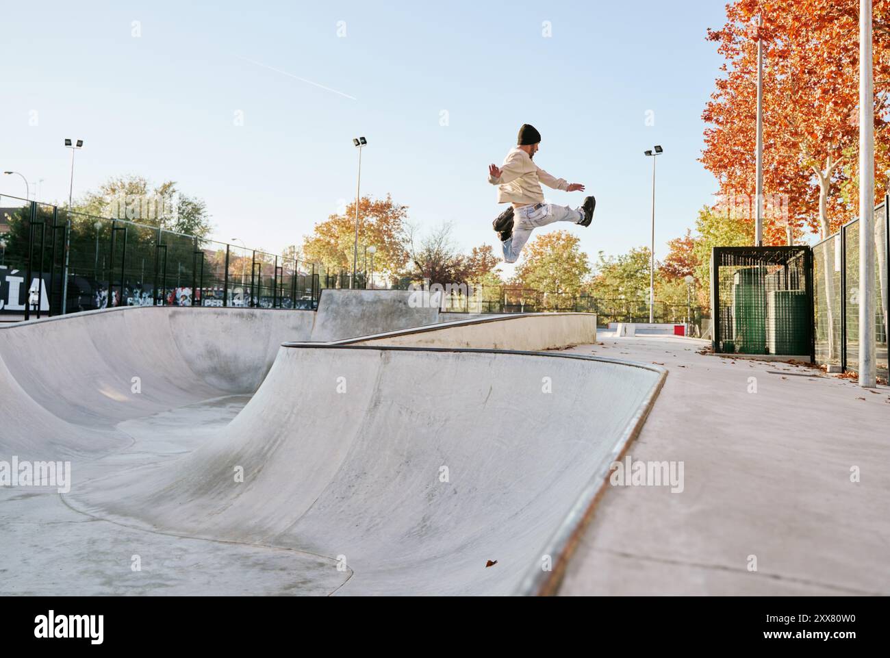 Inline skates and jump hi-res stock photography and images - Alamy