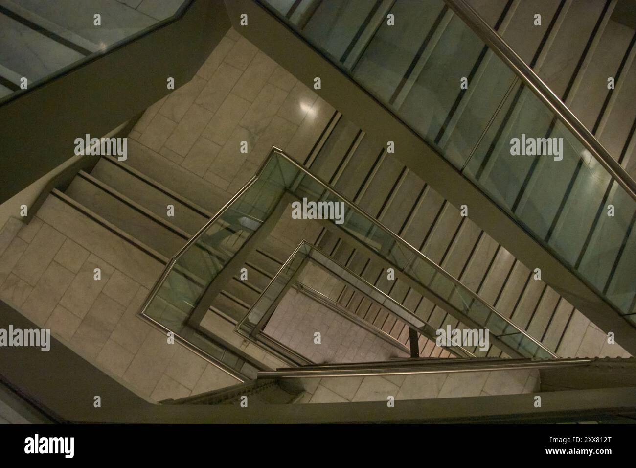 stairs and diagonals of modern building Stock Photo - Alamy