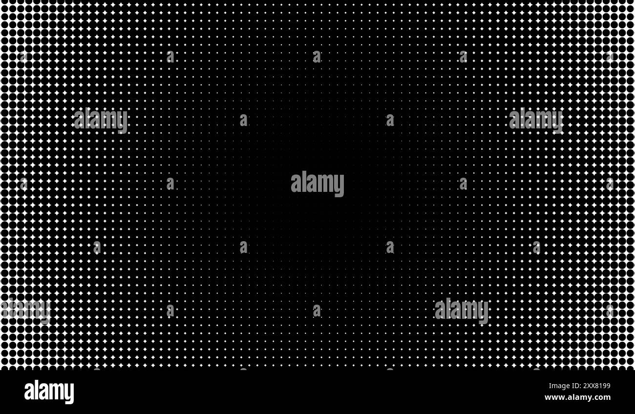 Radial halftone background with many tiny dots Stock Photo - Alamy