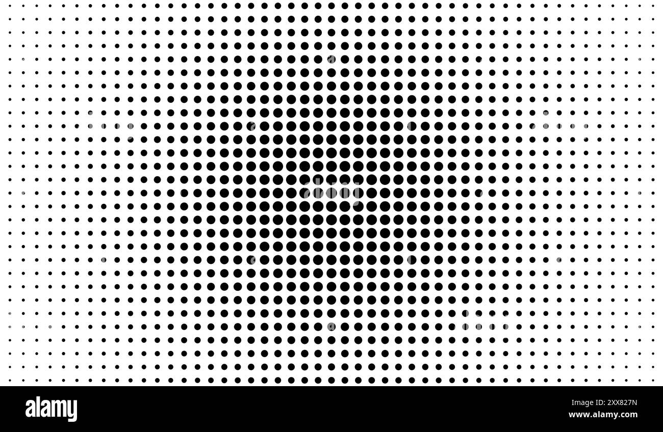 Radial halftone background with many tiny dots Stock Photo - Alamy