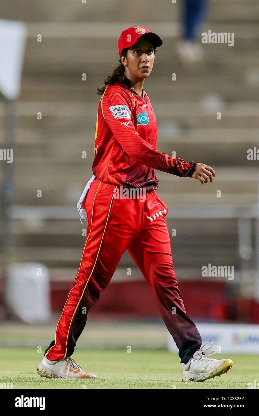 SAN FERNANDO, TRINIDAD AND TOBAGO - AUGUST 22: Jemimah Rodrigues of ...