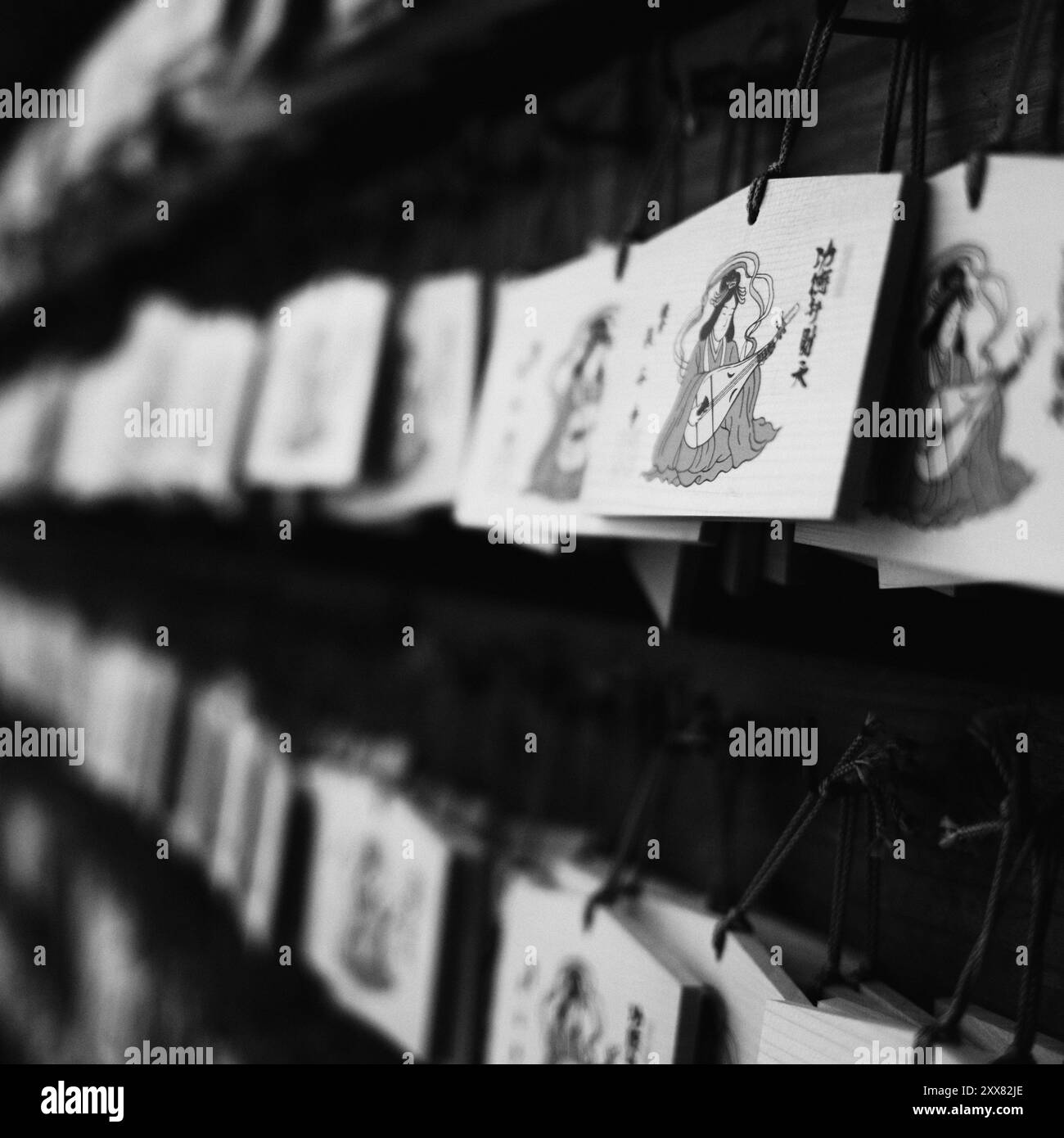 Votive tablets at Hasedera temple, Kamakura, Japan Stock Photo - Alamy