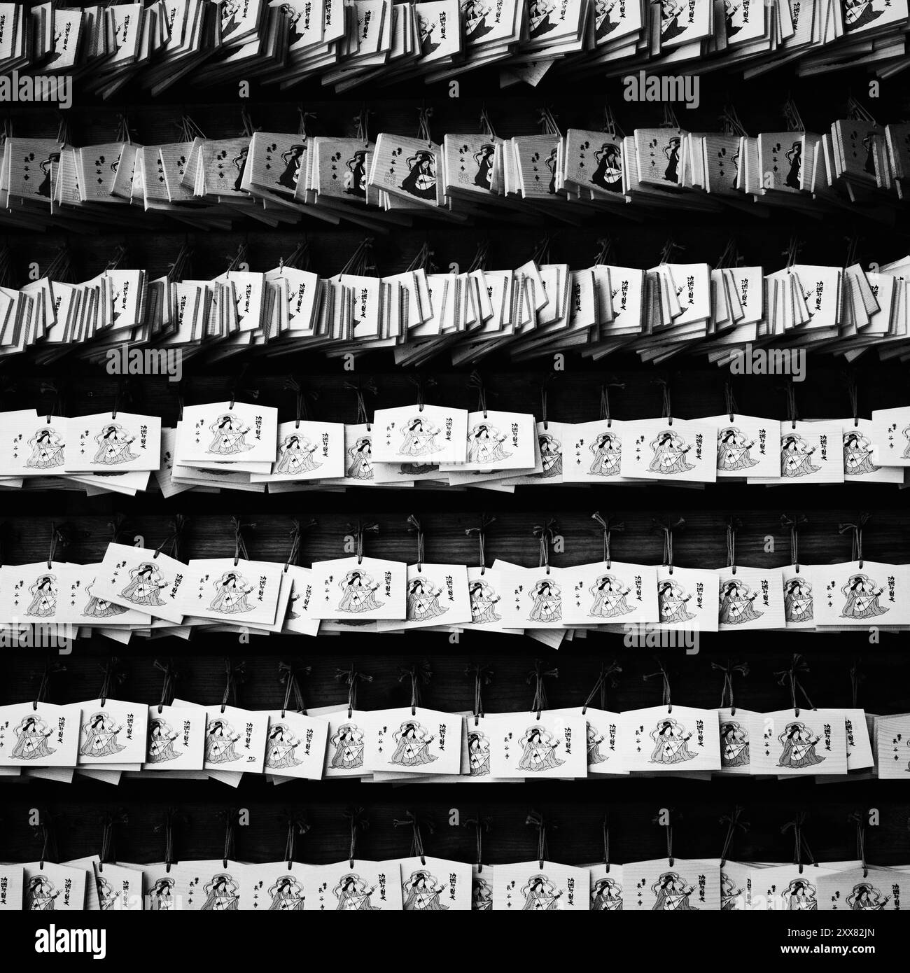 Votive tablets at Hasedera temple, Kamakura, Japan Stock Photo - Alamy