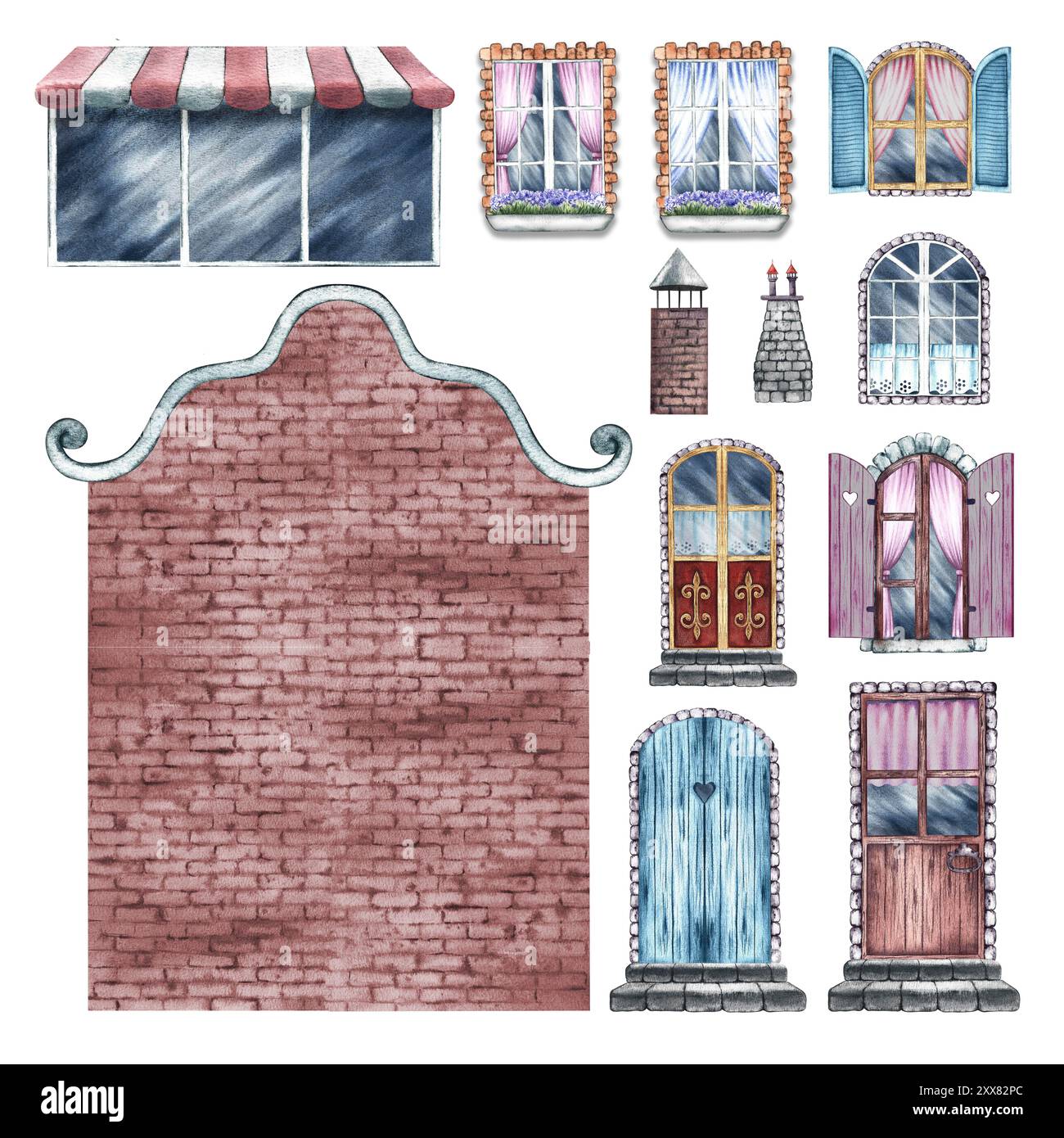 The house is a construction kit. A set for creating a vintage house ...