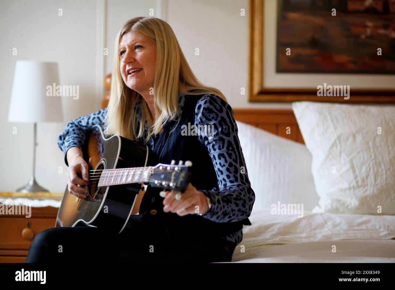 The Norwegian singer/songwriter Anne Grete Preus Stock Photo - Alamy