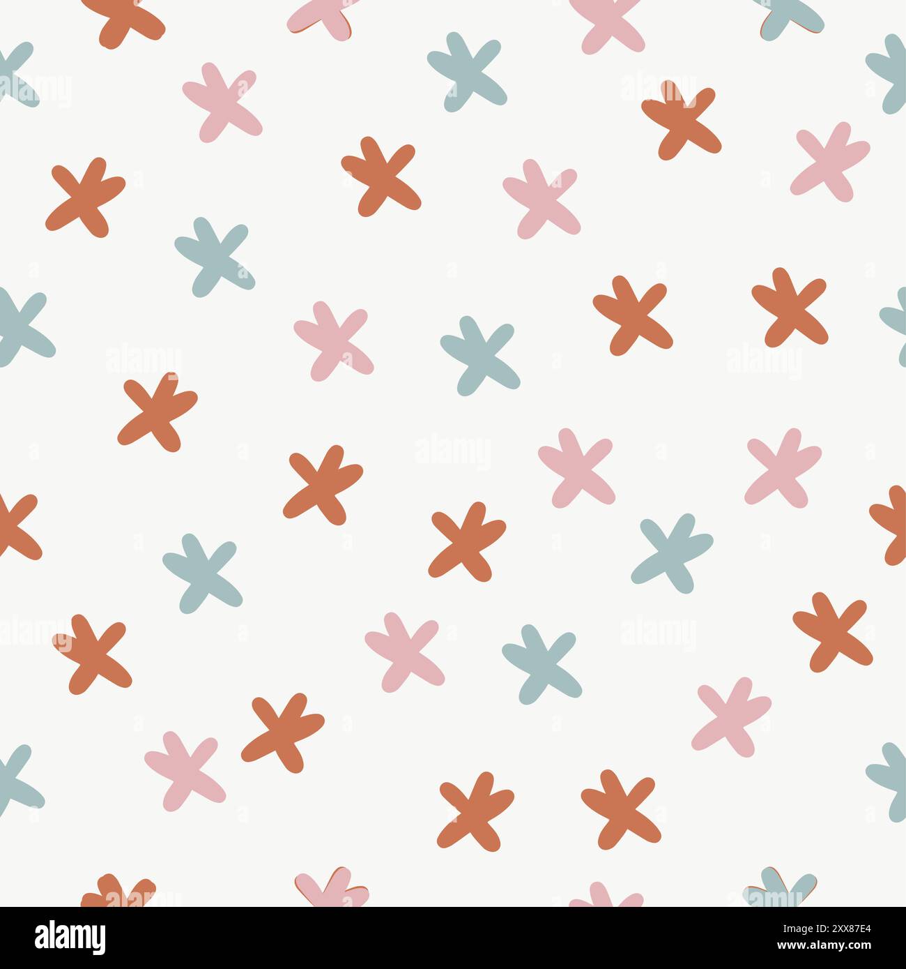 Abstract Flower Stars on Deep Maroon Background Stock Vector Image ...