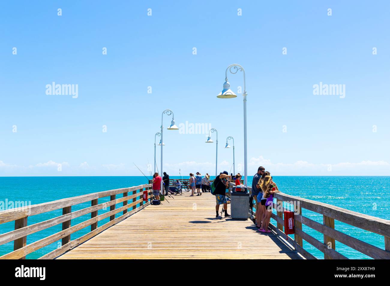 Daytona Beach Main Street Pier, Daytona Beach, Florida, USA Stock Photo ...