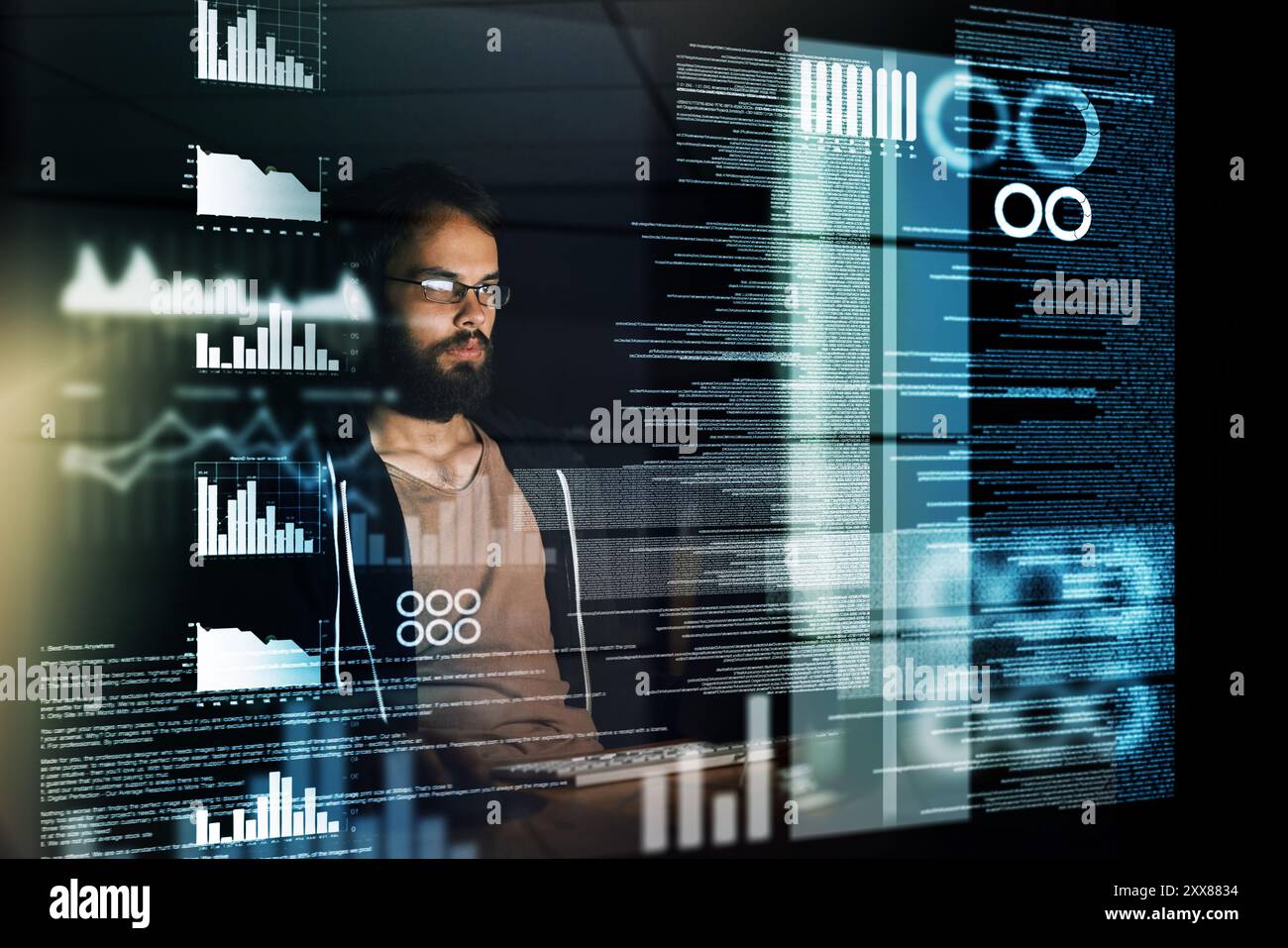 Information overlay hi-res stock photography and images - Alamy