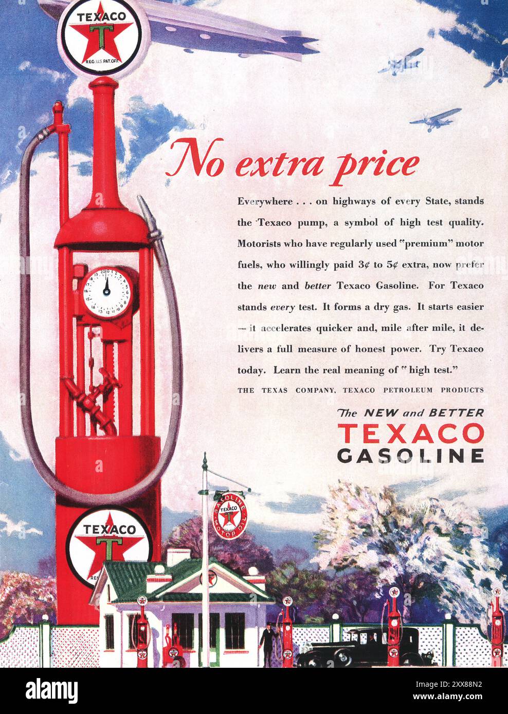 Historical texaco gas station hi-res stock photography and images - Alamy