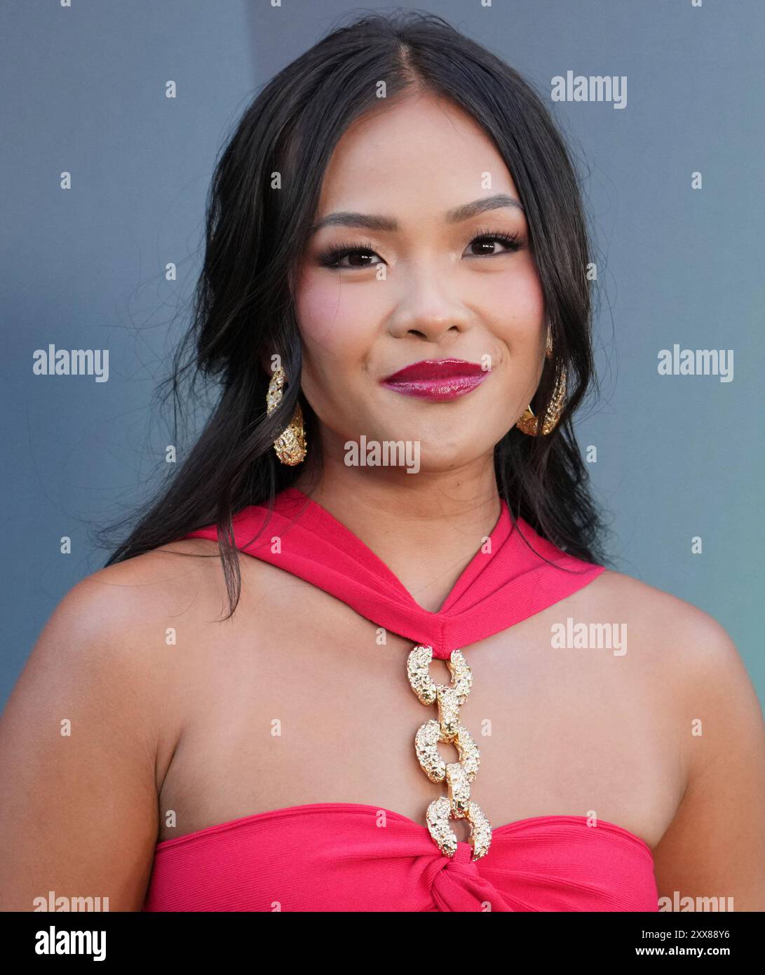 The Bachelorette Jenn Tran arrives at the Hulu's ONLY MURDERS IN THE ...
