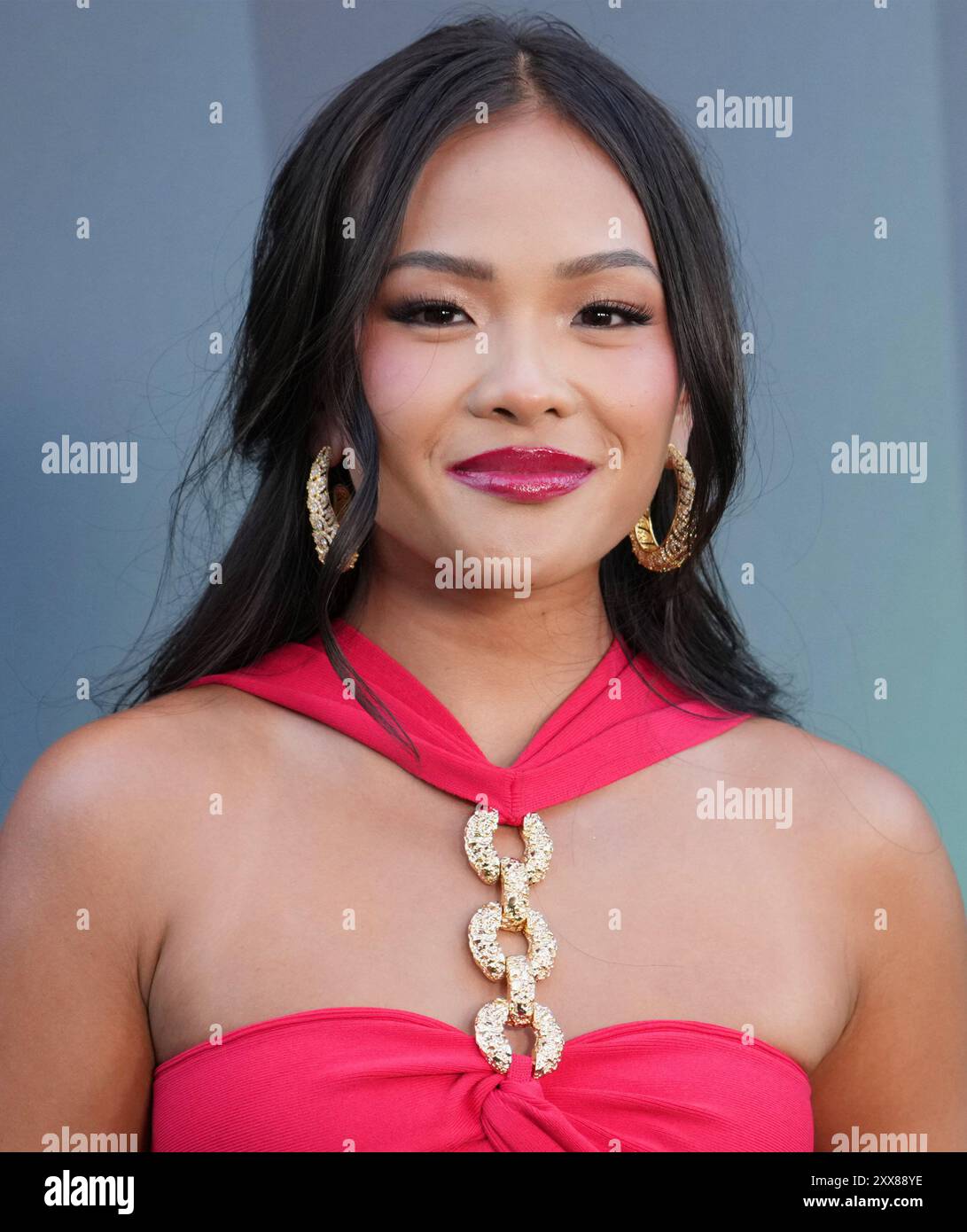 The Bachelorette Jenn Tran arrives at the Hulu's ONLY MURDERS IN THE ...