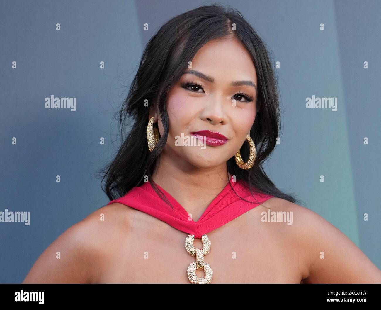 The Bachelorette Jenn Tran arrives at the Hulu's ONLY MURDERS IN THE ...