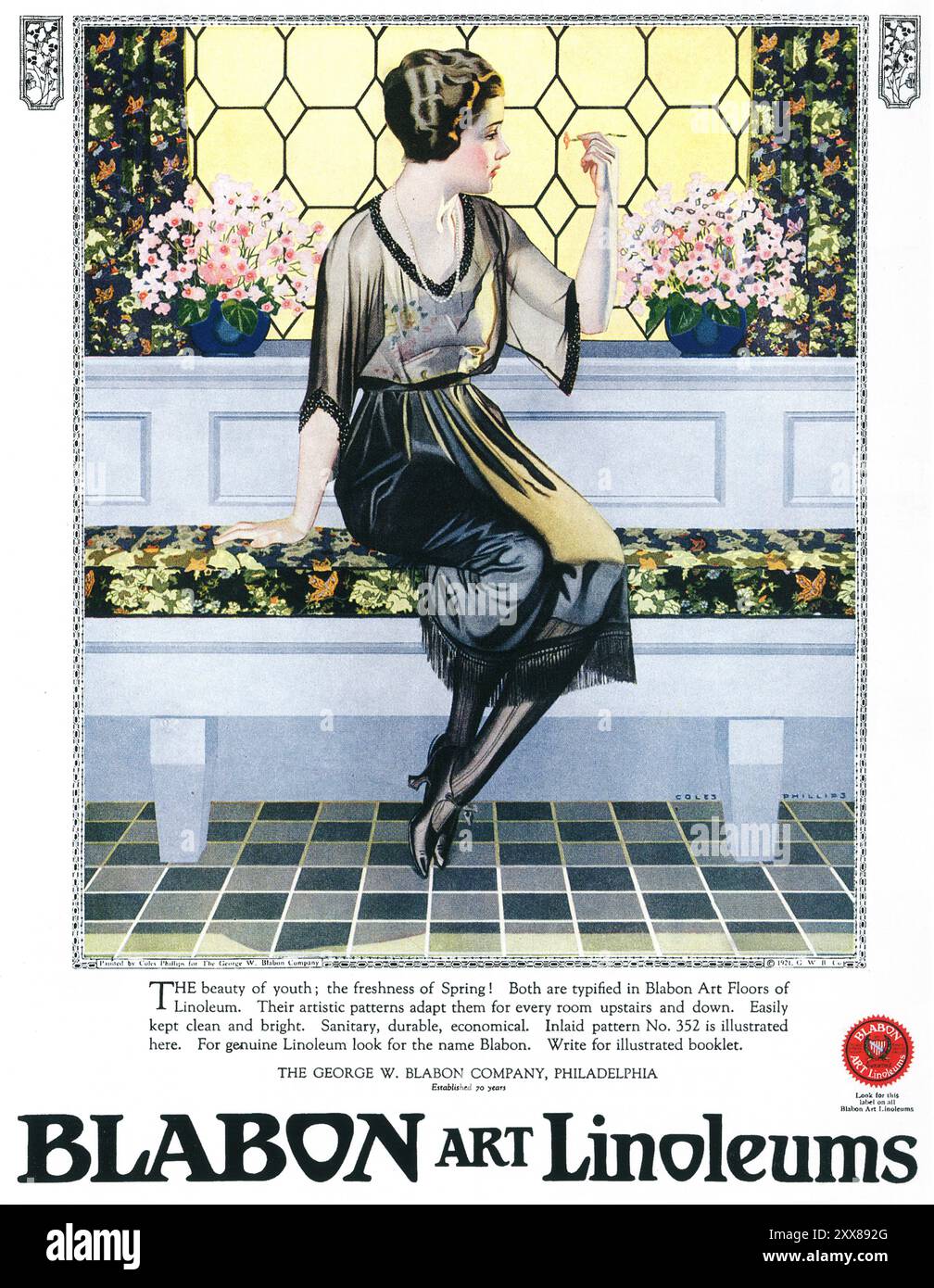 1920s commercial art Cut Out Stock Images & Pictures - Alamy