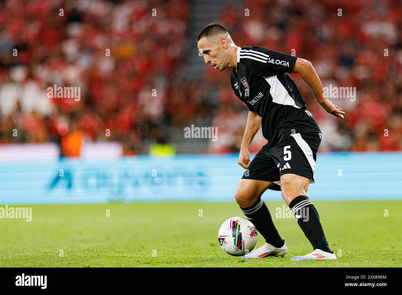 Leonardo Lelo seen during Liga Portugal game between teams of SL ...