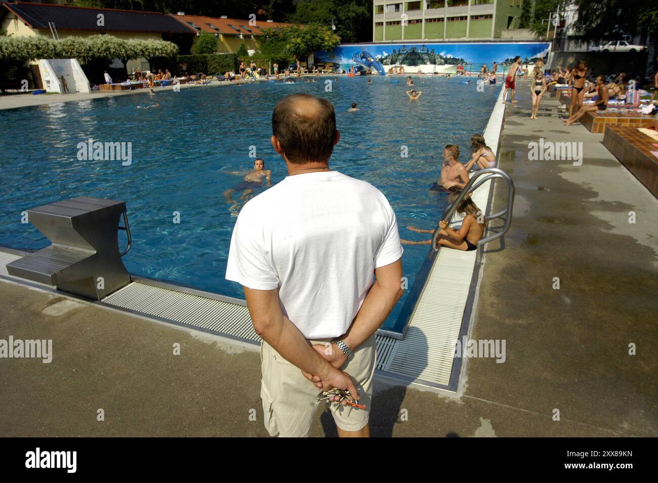 pool attendant and sports attendant at work pool attendant and sports ...