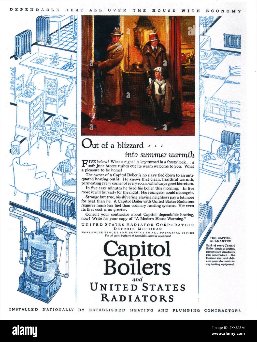 Boiler home family Cut Out Stock Images & Pictures - Alamy