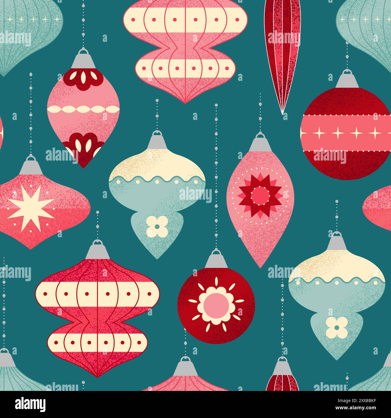 Seamless texture red bells hi-res stock photography and images - Alamy