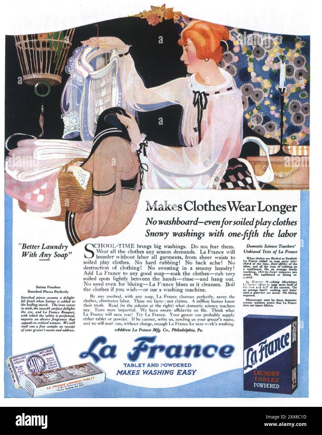 Advertisement 1920s detergent hi-res stock photography and images - Alamy