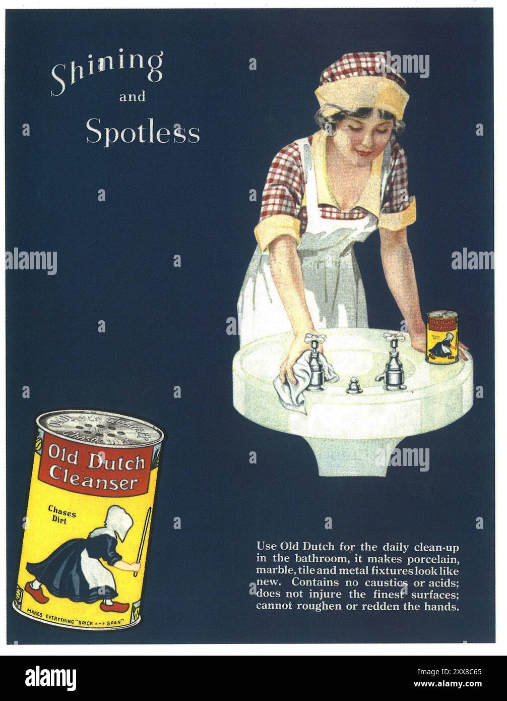 Old cleaning adverts Cut Out Stock Images & Pictures - Alamy