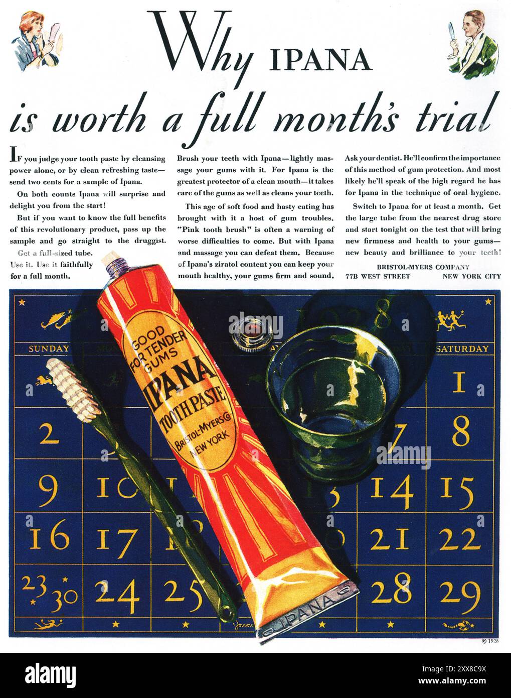 1920s toothpaste advertising hi-res stock photography and images - Alamy