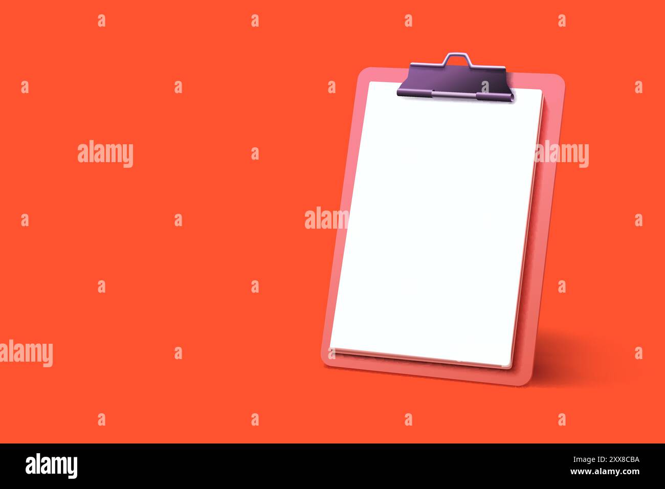 Clipboard communication, management service page, business paper ...