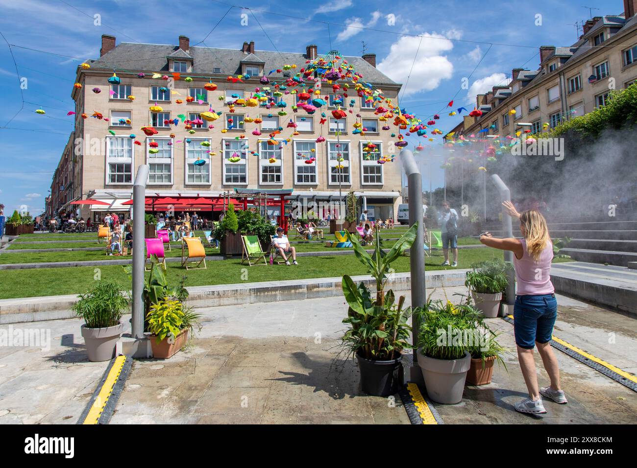 France, Somme, Amiens, place Gambetta Stock Photo - Alamy