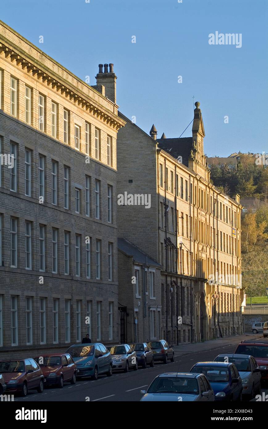 Old mill buildings, Midland Mills, part of historic architecture in the ...