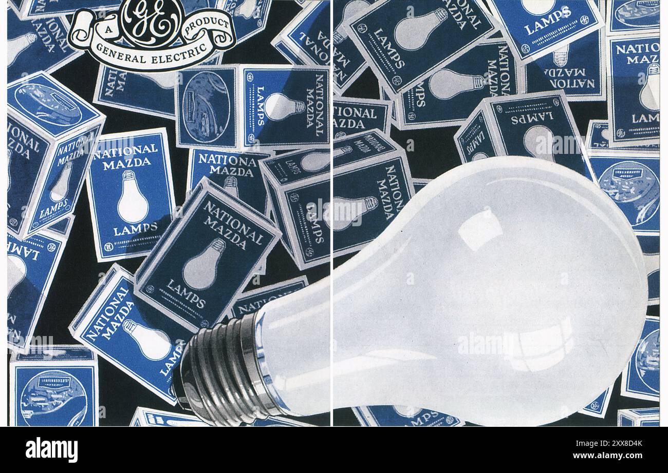 1920s usa general electric magazine hi-res stock photography and images ...