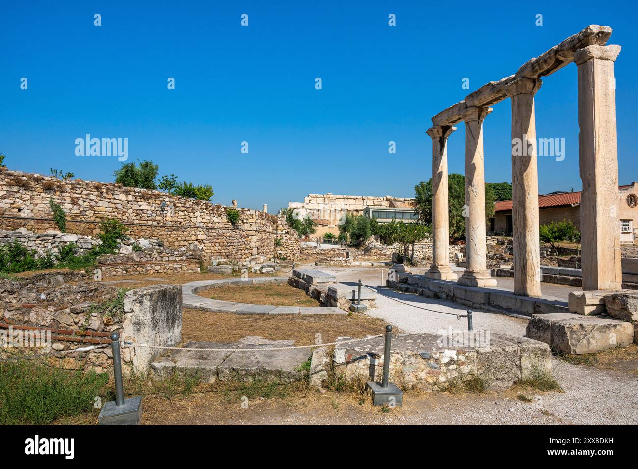 Greece, Athens, Hadrian's Library, sometimes called the ‘library of a ...