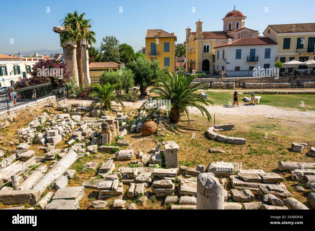 Greece, Athens, The Roman agora is an ancient public square in Athens ...