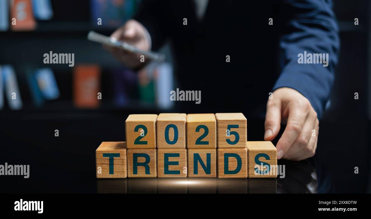 Emerging Business Trends for 2025 A Glimpse into the Future Stock Photo ...