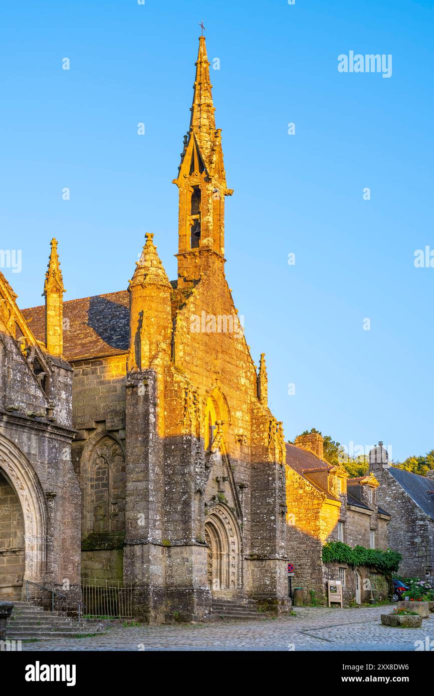 France, Finistere, Locronan, labeled Les Plus Beaux Villages de France ...