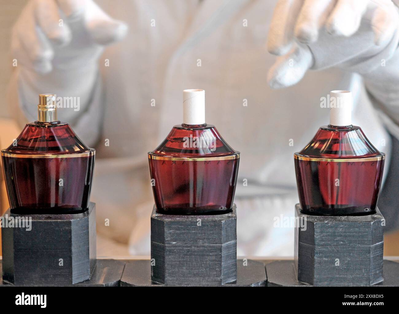 France, Yvelines, Orphin, Guerlain perfume production factory Stock ...