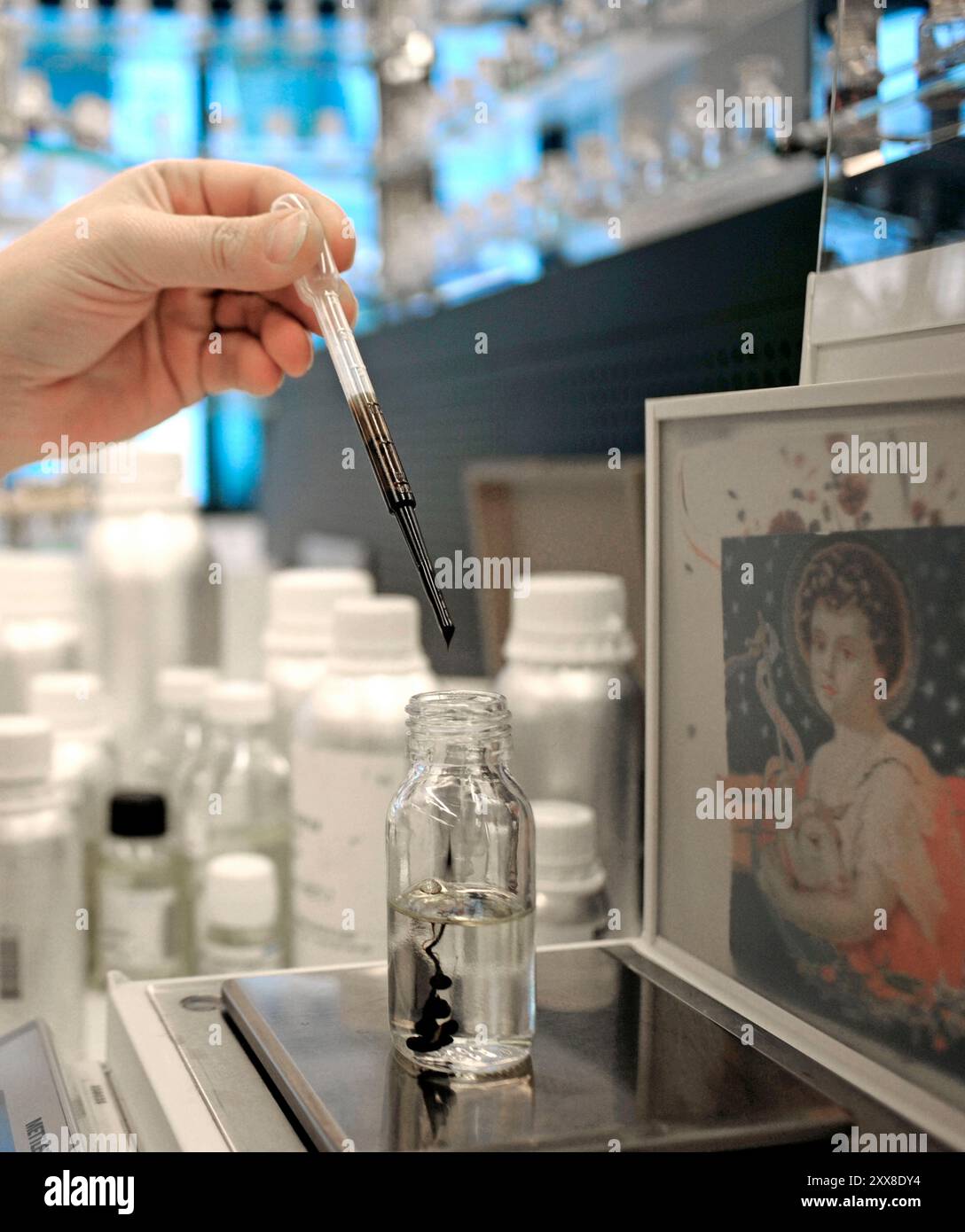 France, Paris, Guerlain perfume design laboratory Stock Photo - Alamy