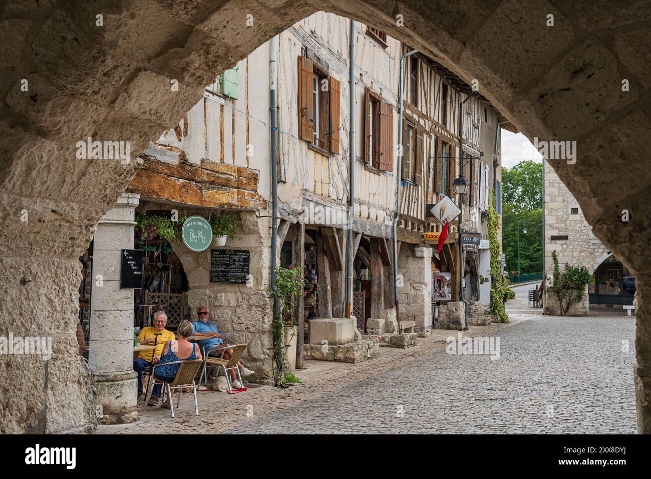 France, Dordogne, Eymet, stopover on the via Lemovicensis, pilgrimage ...