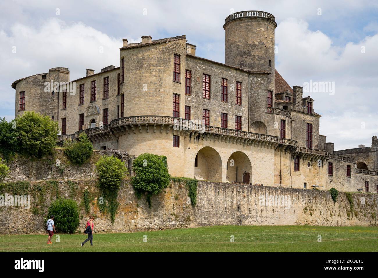 France, Lot-et-Garonne, Duras, Grimaldi historic site, the castle ...