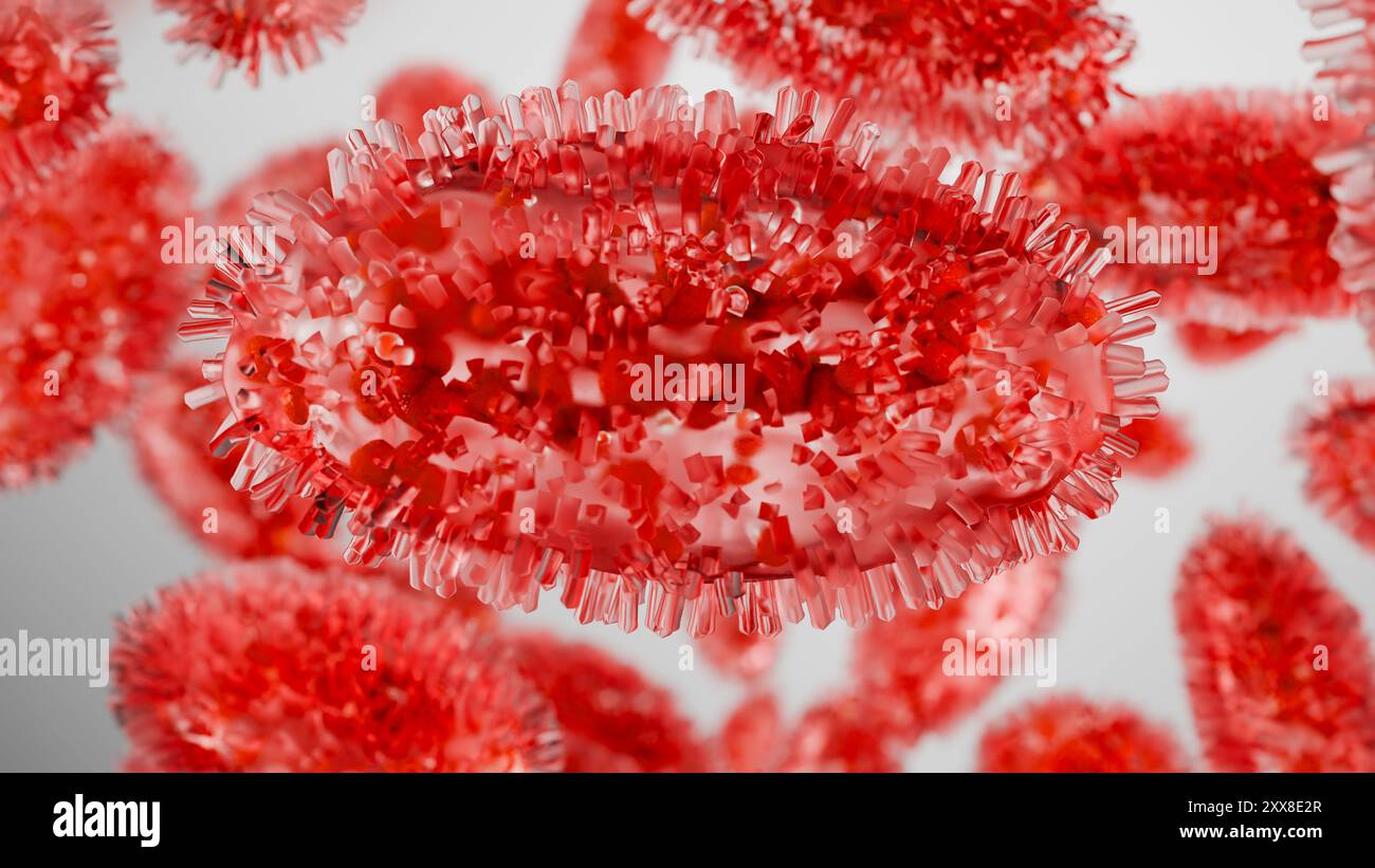 Monkeypox infection pandemic. monkeypox cell, symptoms or precautions ...