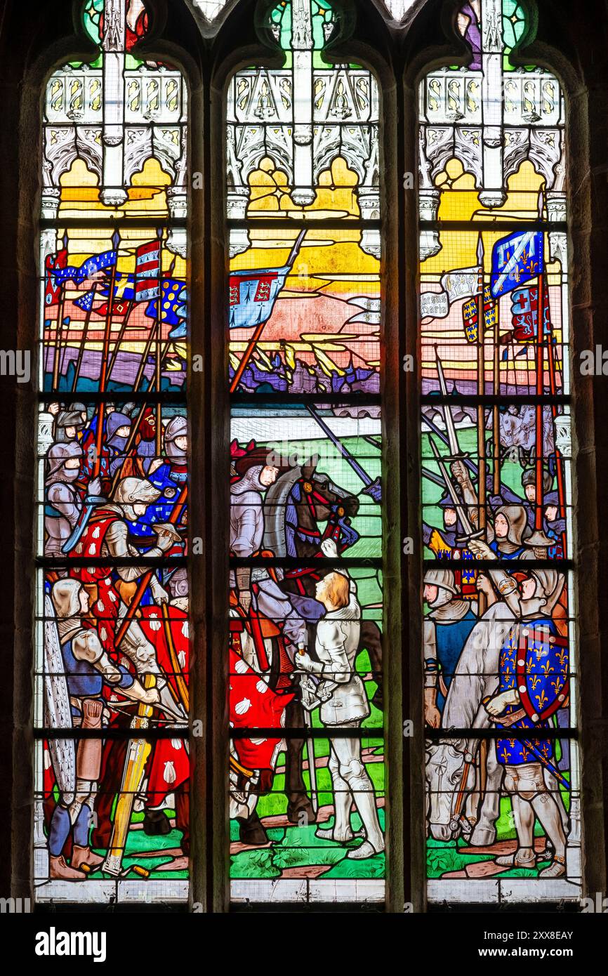France, Finistere, Locronan, labeled Les Plus Beaux Villages de France ...