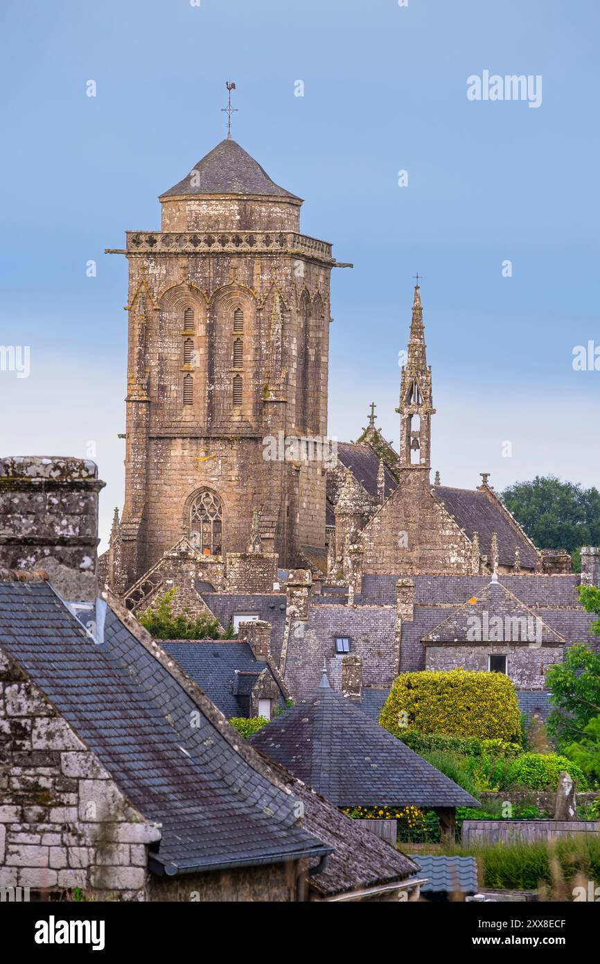 France, Finistere, Locronan, labeled Les Plus Beaux Villages de France ...