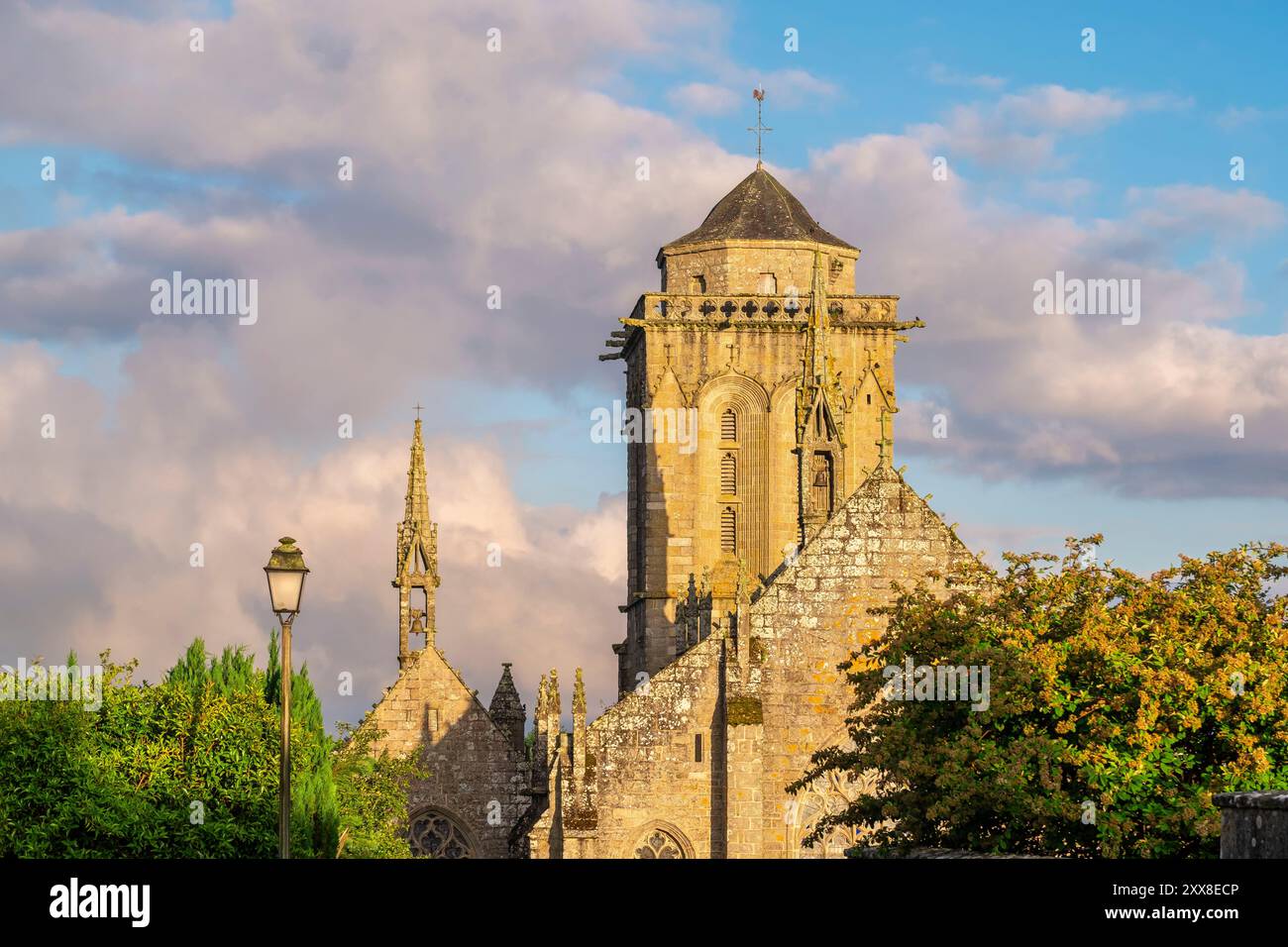 France, Finistere, Locronan, labeled Les Plus Beaux Villages de France ...